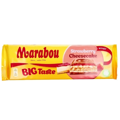 Marabou Strawberry Cheesecake 300 g. | Slikposen.dk Marabou Strawberry Cheesecake 300 g. | Slikposen.dk